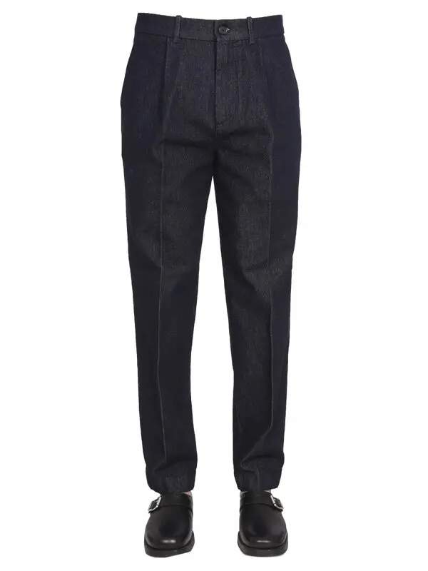 DEPARTMENT 5 Pleated Trousers - Blue