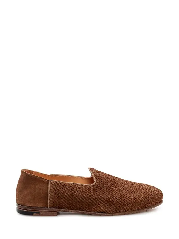 Premiata Woven Leather Loafers