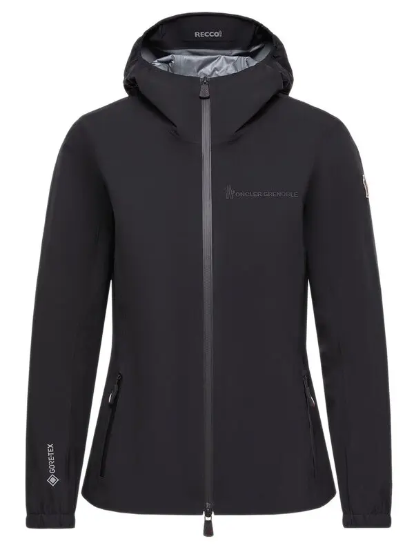 Moncler Gore-tex Hooded Waterproof Jacket - Black