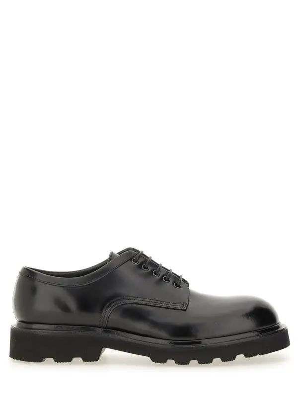 Premiata Lace-up Derby Shoes - Black