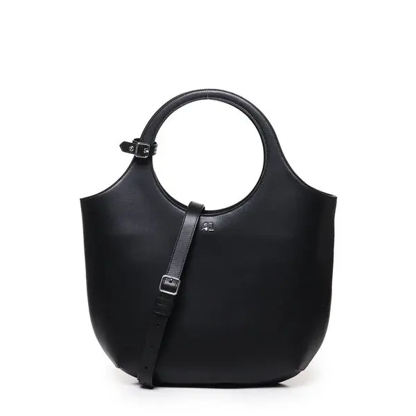 COURREGES Medium Handbag For The Modern Aficionado - Black