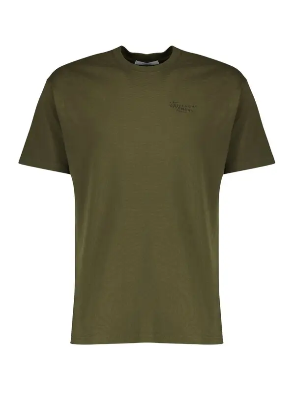 Givenchy Logo-detail Short-sleeve T-shirt - Kaki