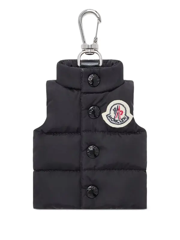 Moncler Down-filled Keychain - Nero