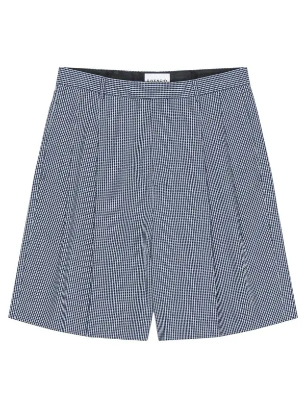 Givenchy Tailored Bermuda Shorts With Zipper Closure - Blu