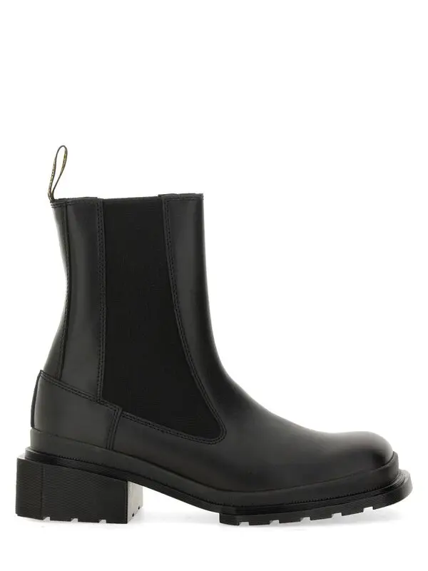 Dr. Martens Maybole Square Toe Leather Chelsea Boots - Black