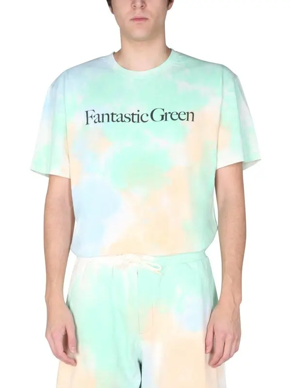 MSGM Fantastic Graphic Crew Neck T-shirt For - Multicolour