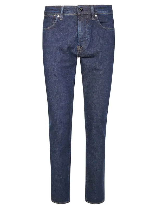 Stone Island Slim Jeans With Compass Logo