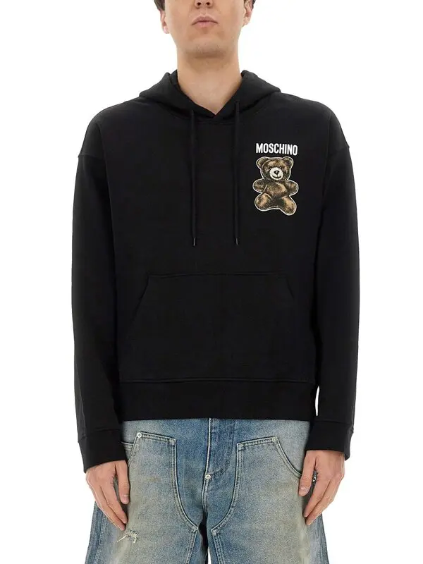 Moschino Teddy Bear Hoodie - Black