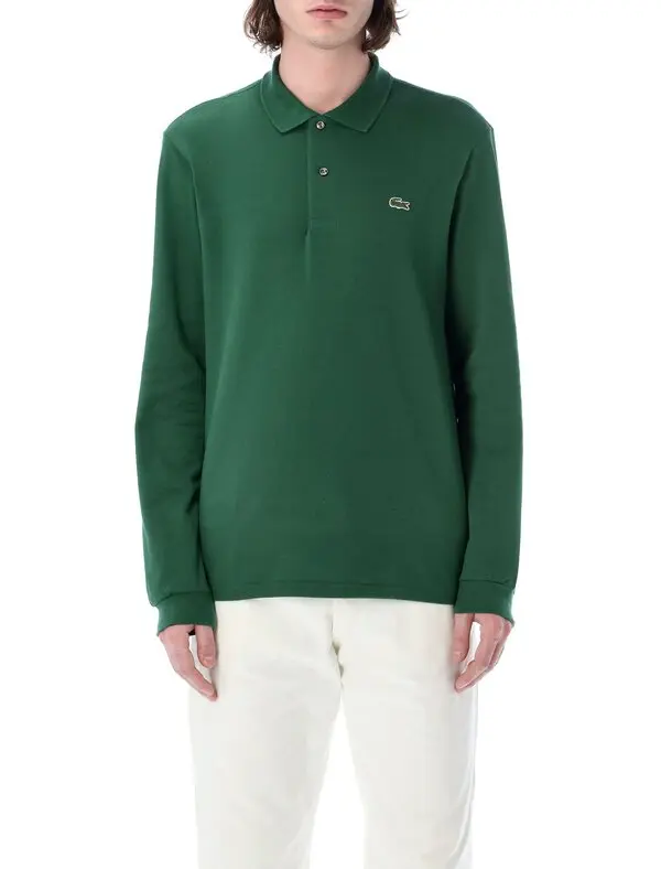 Lacoste Timeless Long-sleeve Polo Shirt - Green