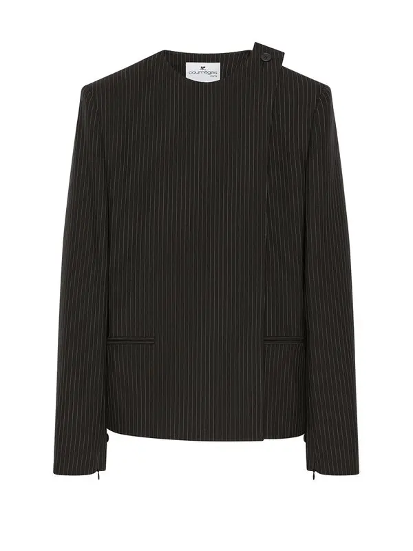 COURREGES Striped Blazer