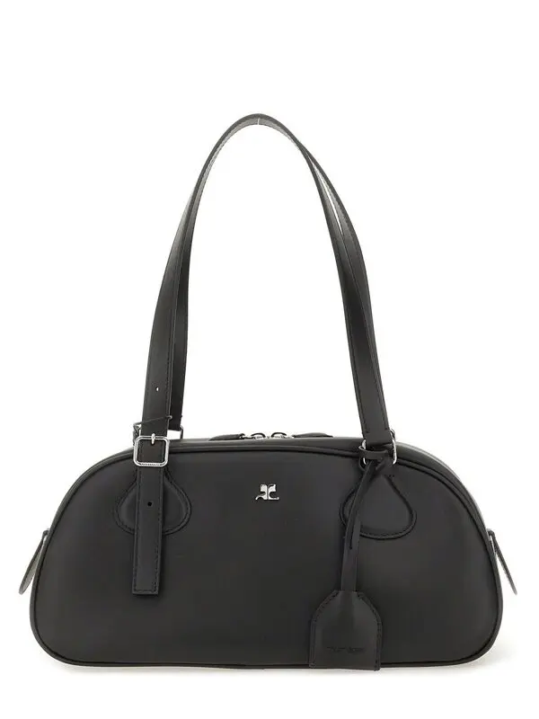 COURREGES Friday Medium Shoulder Bag - Black