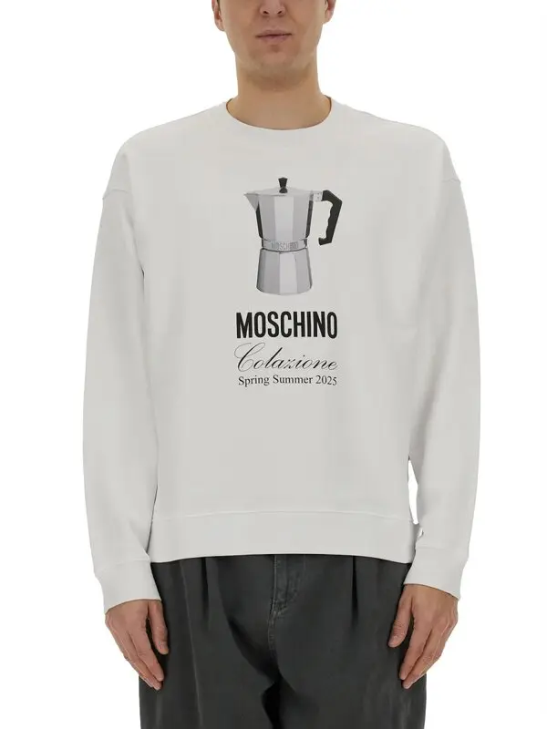Moschino Printed Cotton Sweatshirt