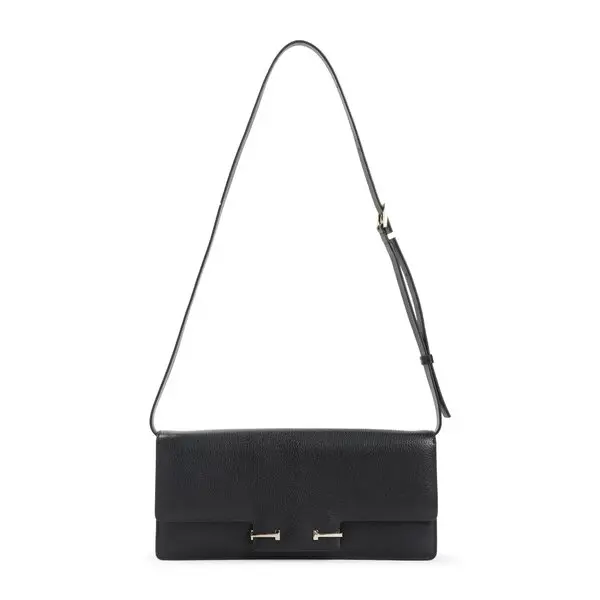 TOM FORD Supple Grain Leather Aube E/w Shoulder Bag - Black