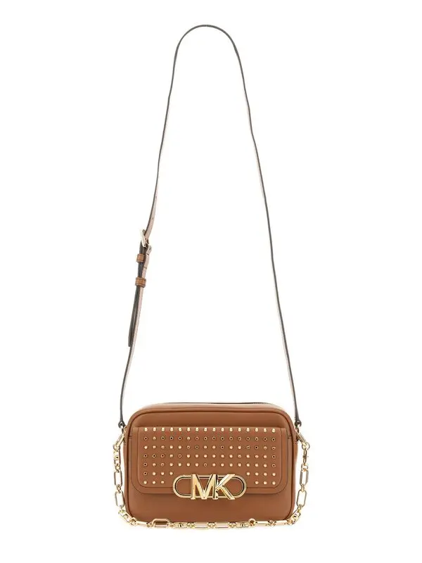 Michael Kors Parker Chain-linked Crossbody Bag - Brown