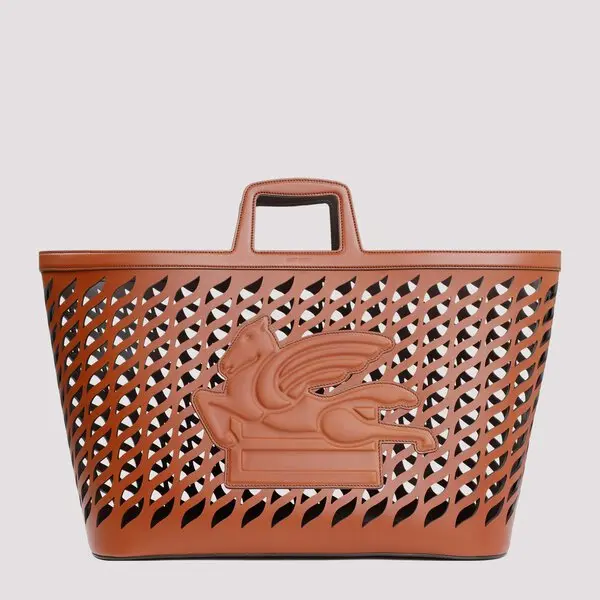 Etro Pegaso Magazine Rack In Calf Leather