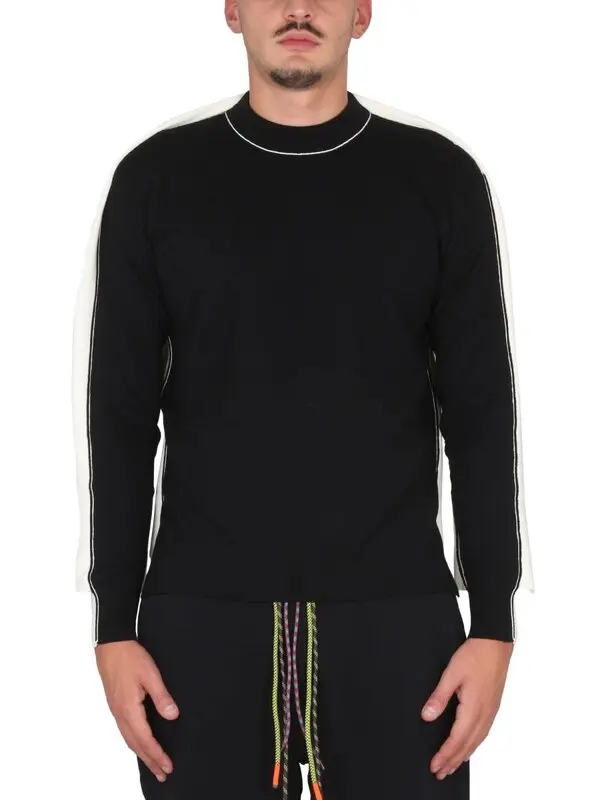 AMBUSH Ribbed Cross-neck Choker