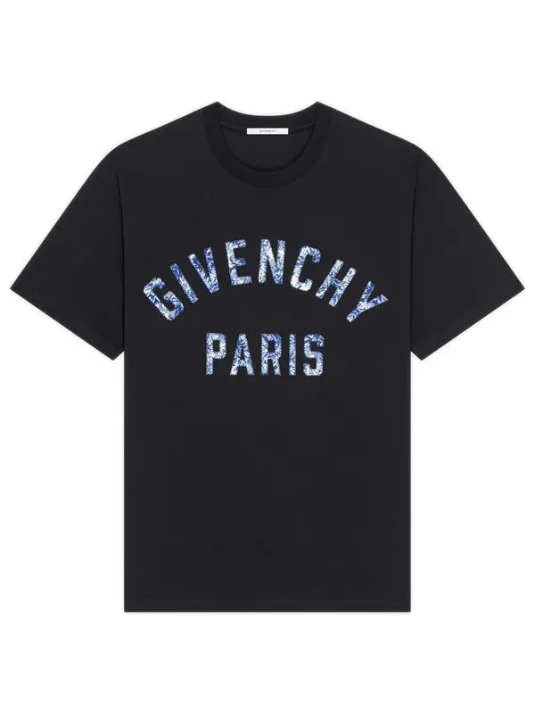 Givenchy Embroidered Gros Grain Neck T-shirt Medium