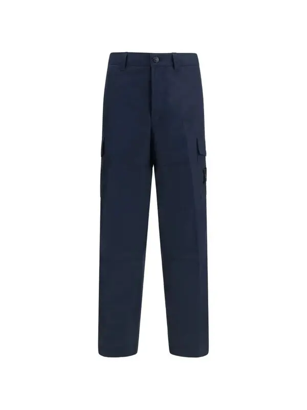 Stone Island Cotton Trousers Ss26 Collection
