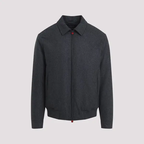 Kiton Classic Biker Bomber Jacket