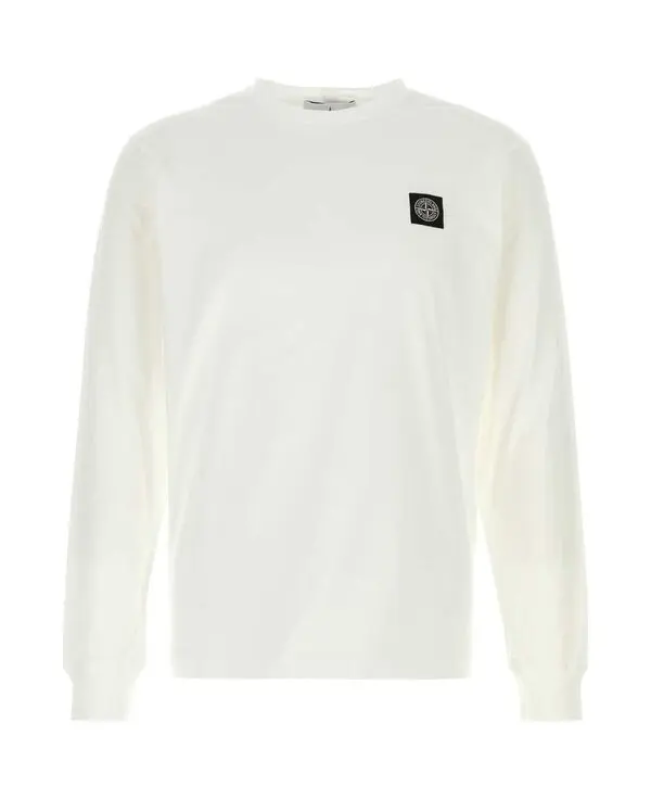 Stone Island Long Sleeve T-shirt - White