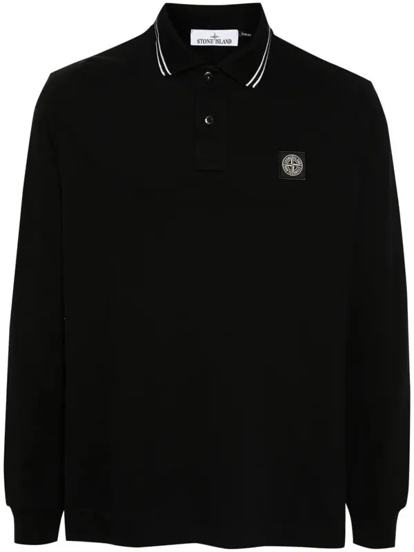 Stone Island Mini Long Sleeve Polo Shirt