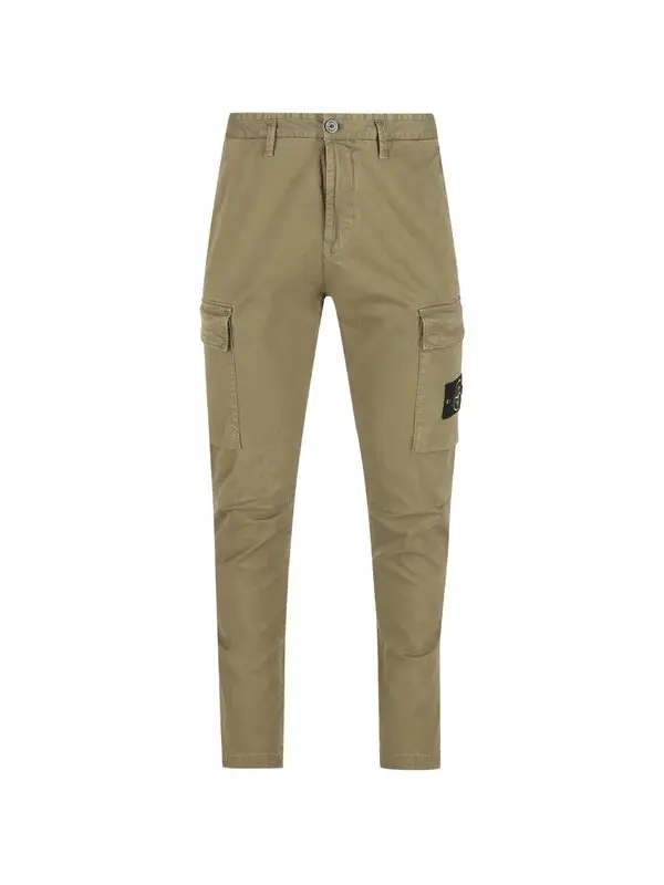 Stone Island Reguther Fit Cargo Pants - Verde