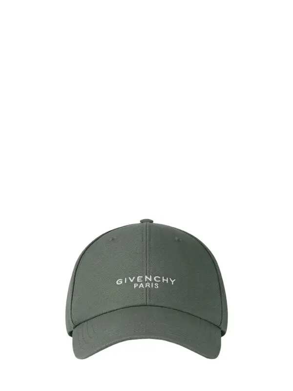 Givenchy Embroidered Twill Cap With Curved Visor