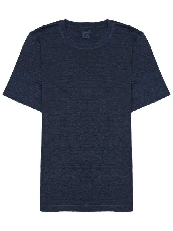 120% Lino Mini Linen Shirt - Blue