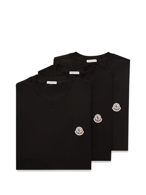 Moncler Classic Cotton T-shirt Size - Nero
