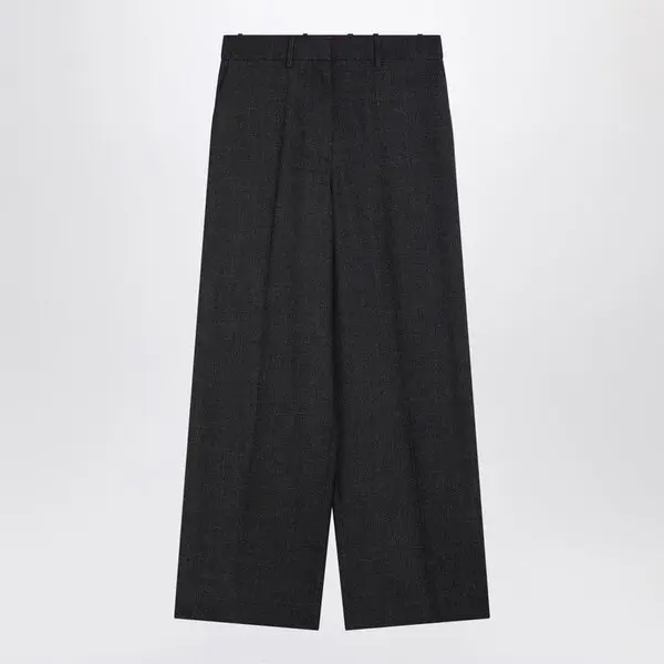 Givenchy Wide-leg Tailored Wool Trousers - Grey
