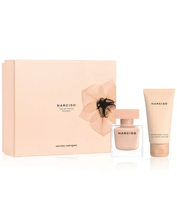 Narciso Rodriguez Elegant Poudree Fragrance Duo Set 1.6 Oz Edp Spray & 1.6 Oz Body Lotion - Default