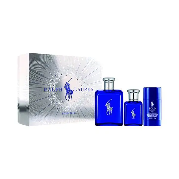Ralph Lauren Essential Fragrance Trio Set: 4.2 Oz Edt + 1.36 Oz Edt + 2.6 Oz Alcohol-free Deo Stick - Default