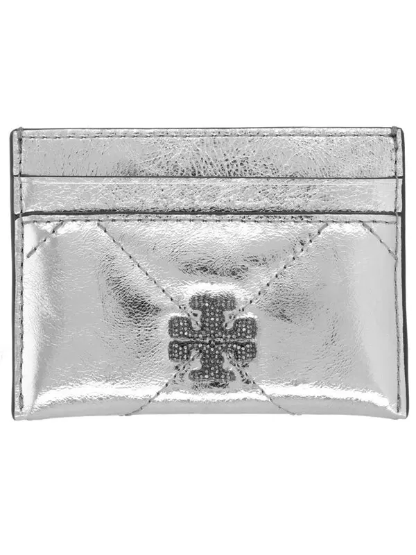 Tory Burch Metallic Leather Card Case