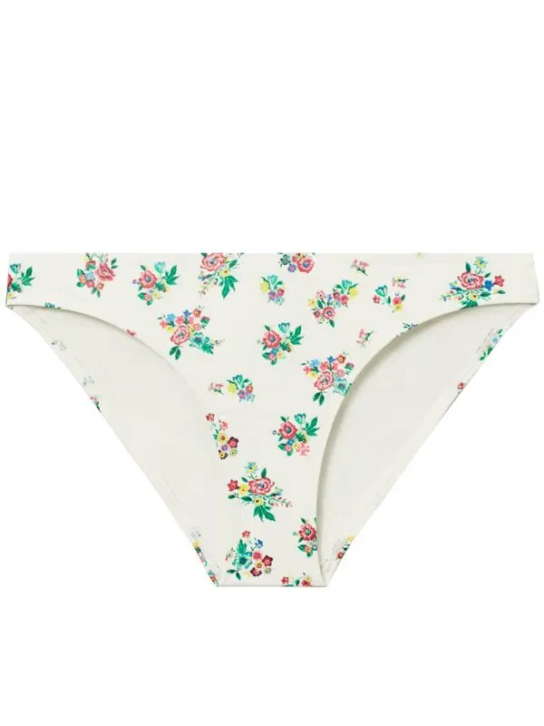 Tory Burch Floral Print Bikini Bottom - Multicolour