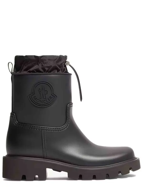 Moncler High-top Boots With Drawstring Fastening