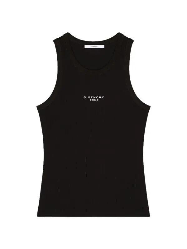 Givenchy Elegant Logo Top With Crew Neck For