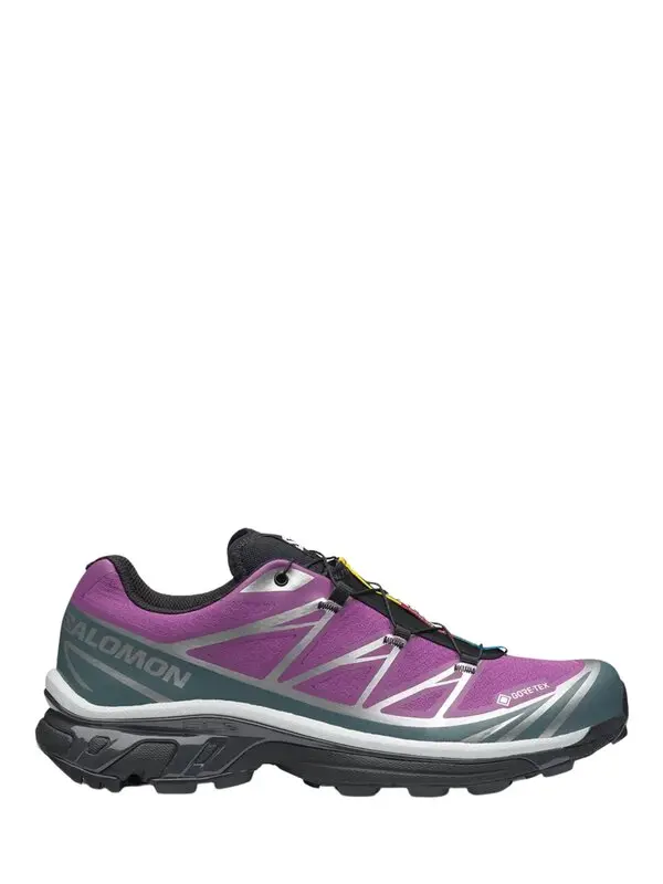 SALOMON Athletic Sneakers With Logo Detail And Rubber Sole - Grey