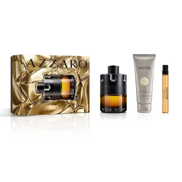 Azzaro The Most Wanted Fragrance Set: 3.4 Oz & Mini 0.33 Oz Parfum + 2.5 Oz Shower Gel - Default
