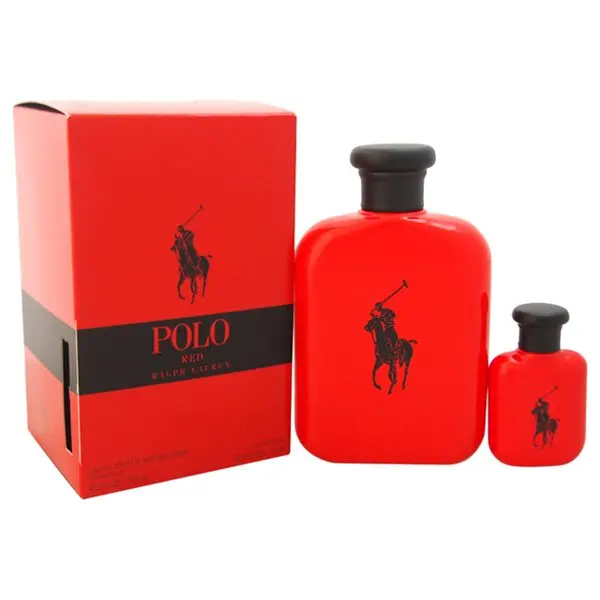 Ralph Lauren Red Eau De Toilette Duo: 4.2 Oz & Mini Travel Edition - Default