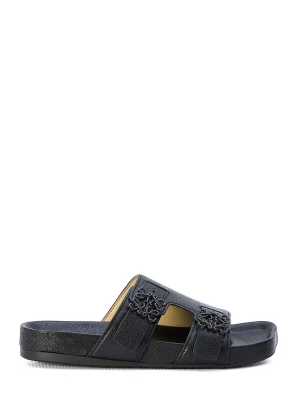 Loewe Embossed Logo Slide Sandals