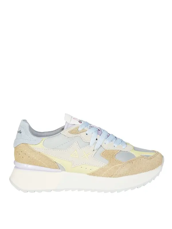 SUN 68 Stylish Platform Sneakers