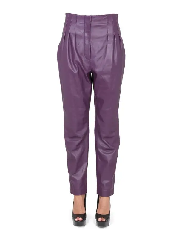 Alberta Ferretti High-waisted Tailored Pants