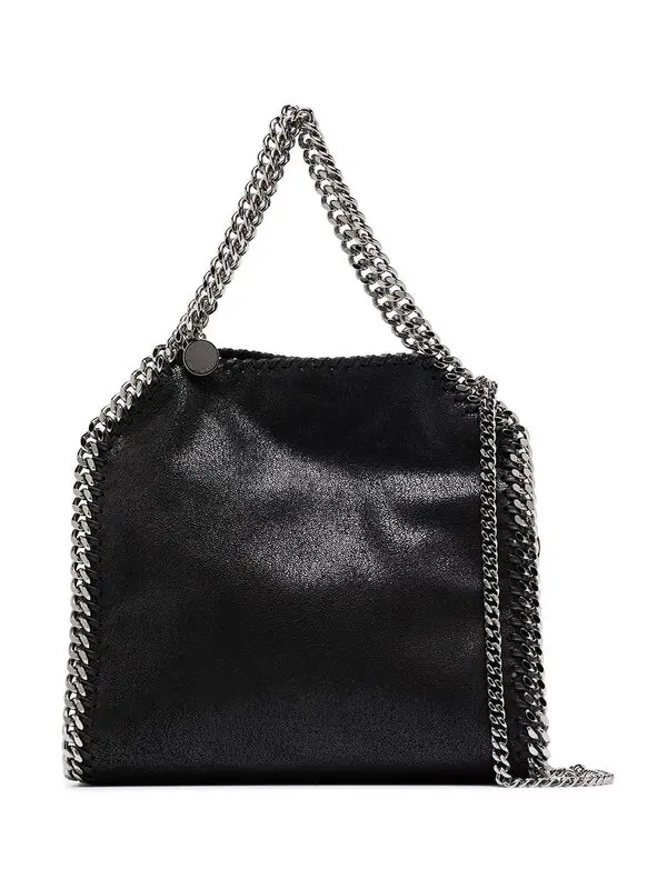 Stella McCartney Mini Bag With Diamond Cut-chain - Nero