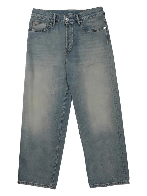 NINE:INTHE:MORNING Loose Fit Faded Jeans