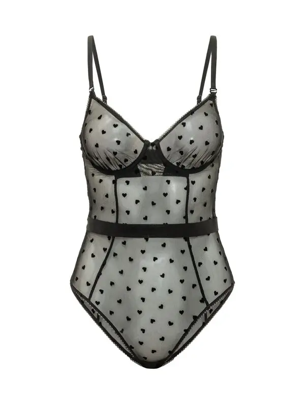 Fiorucci Heart Motif Mini Bodysuit