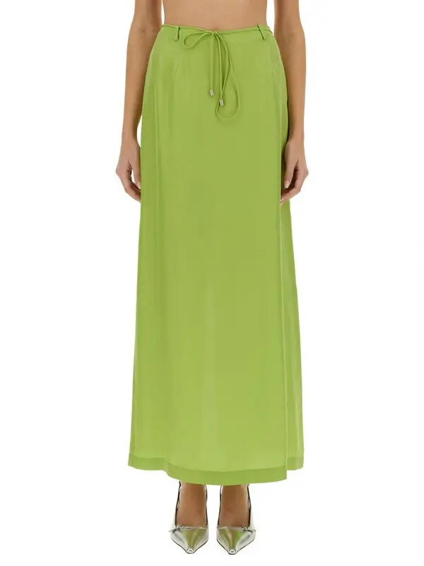 ALYSI Maxi Silk Skirt