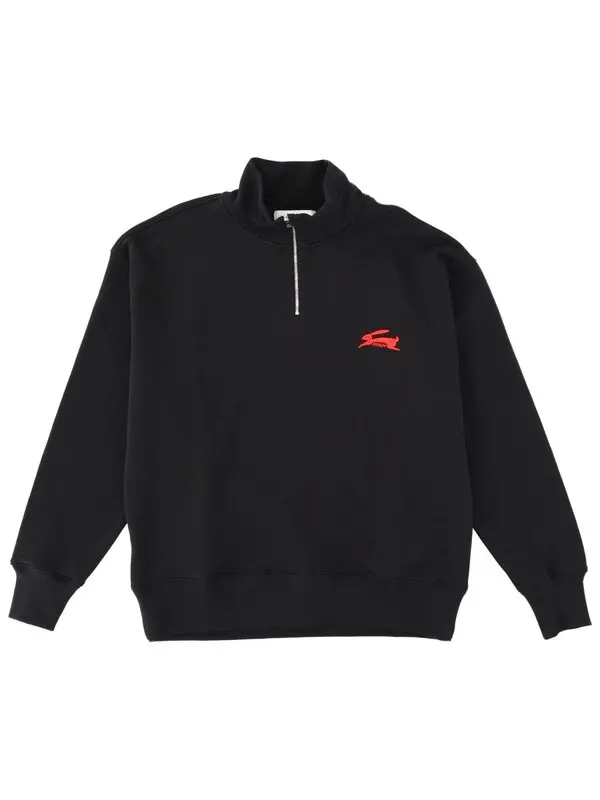 MSGM Half-zip Mock Neck Sweatshirt