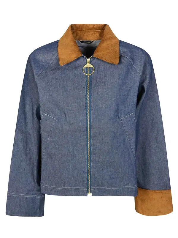 Barbour Showerproof Mini Denim Shorts For