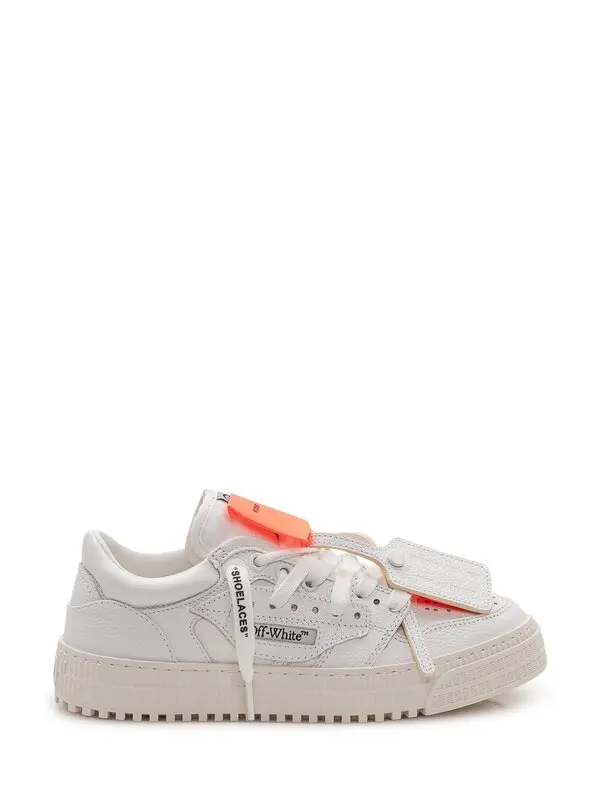 Off-White Low Top 3.0 Off Court Sneakers - White/orange