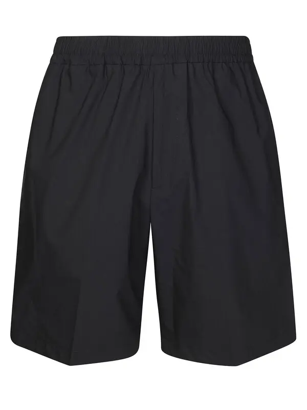 BE ABLE Elastic Waist Bermuda Shorts - Nero